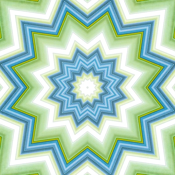 Abstract background - crazy colorful lines star - blue, green an ...