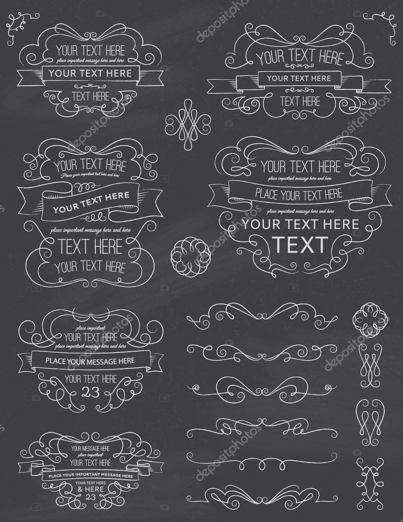 Chalkboard Design Elements