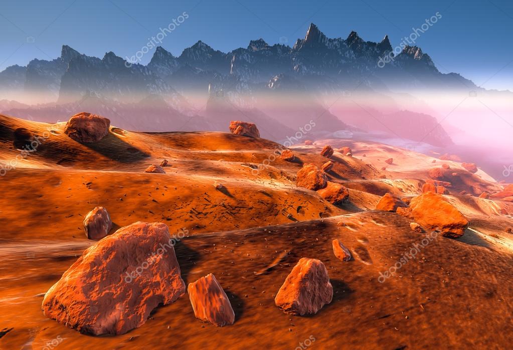 Red Planet Mars Surface