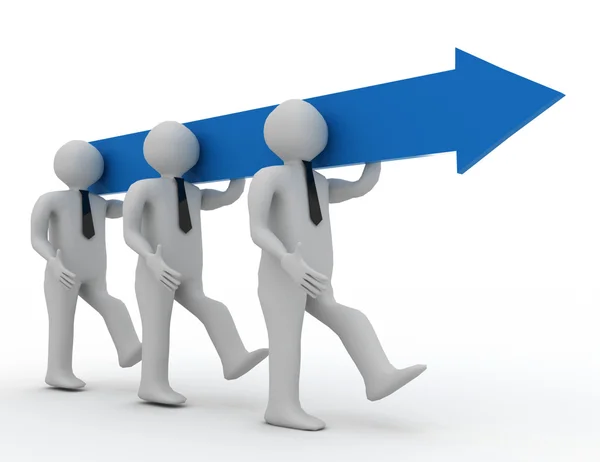 3d man carry arrow Stock Photo by ©andreync 37441575