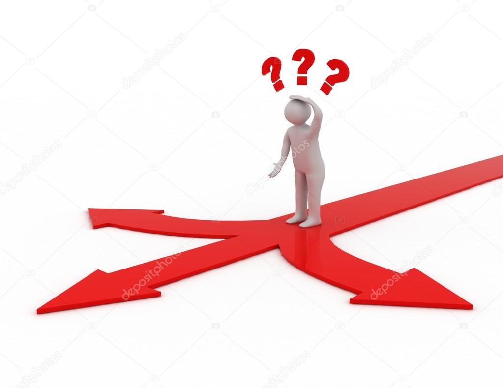 Confusing Directions Clipart