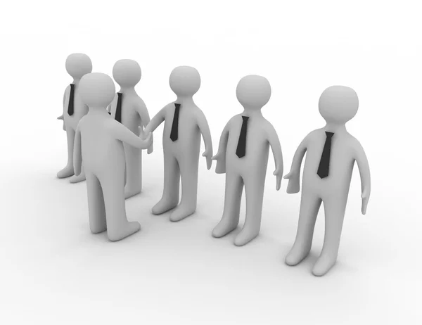 Leader and his team Stock Photo by ©skvoor 7659690