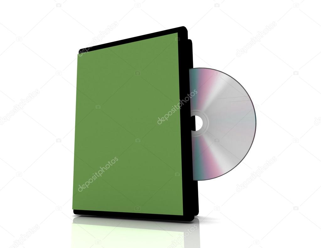 3d cd cover on white background — Stock Photo © andreync #77767876