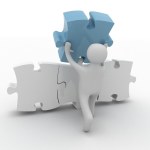 3d small - puzzle insert — Stock Photo © AnatolyM #5472348