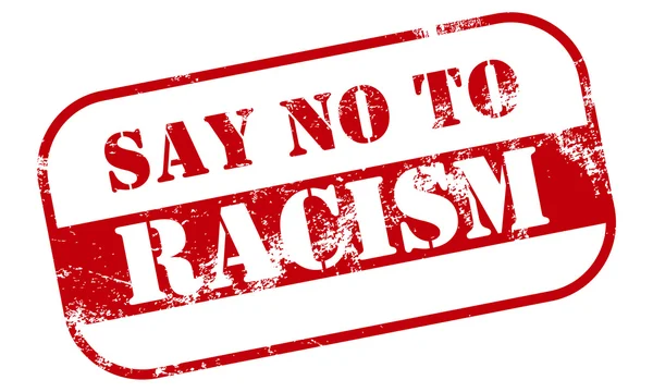 Di no al racismo imágenes de stock de arte vectorial | Depositphotos