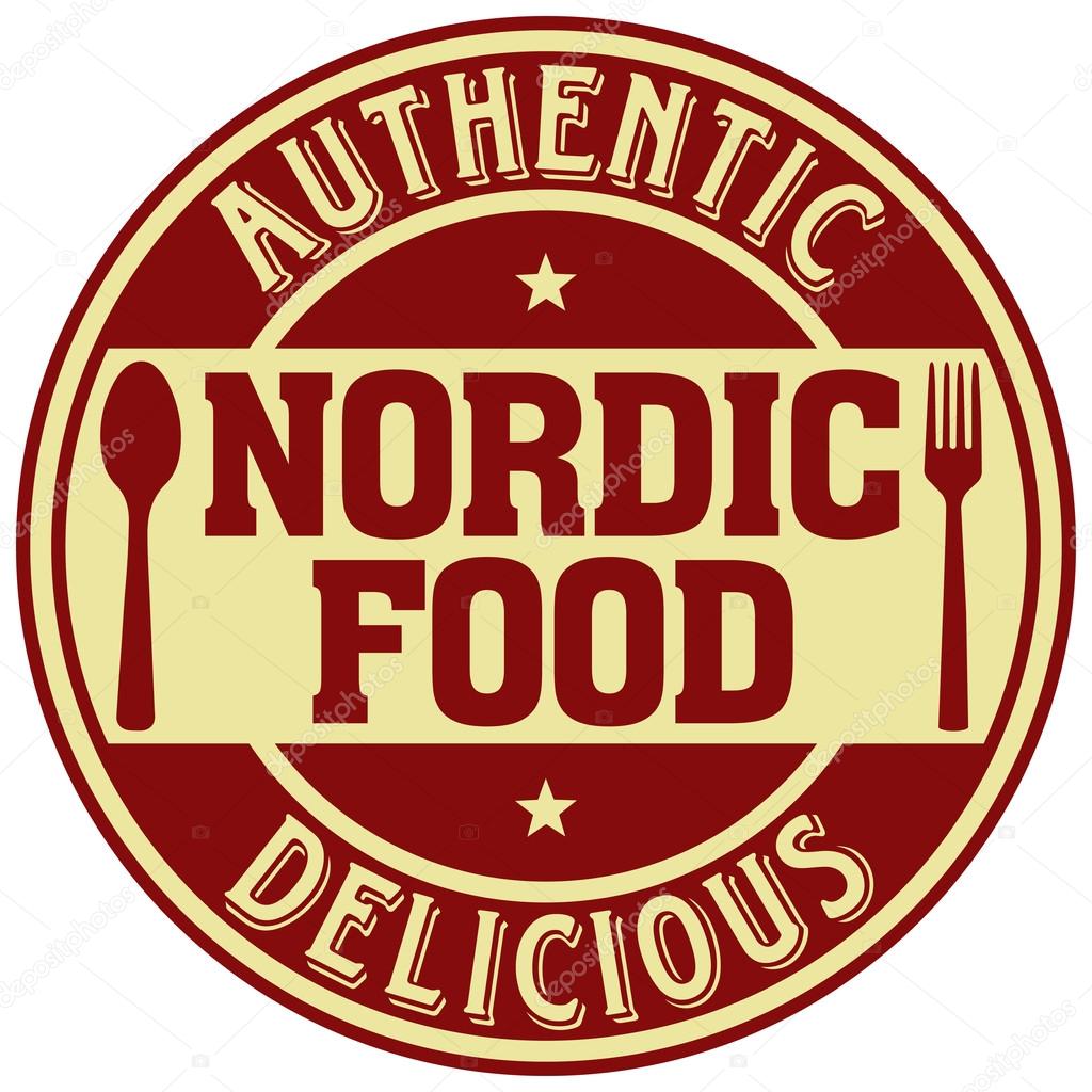 Nordic food label Stock Vector Image by ©mediterranean #53654241