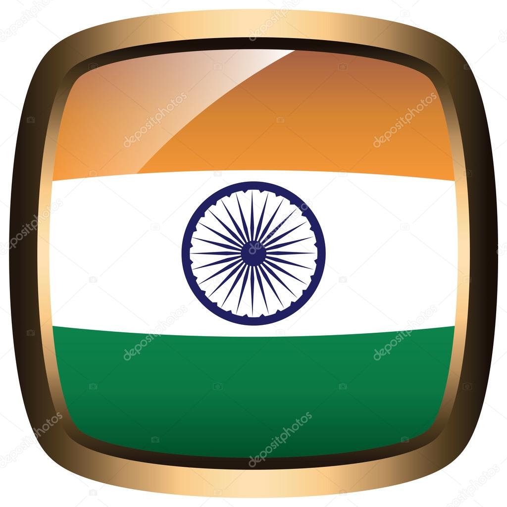 Icône drapeau indien Vecteur par ©mediterranean 66787567