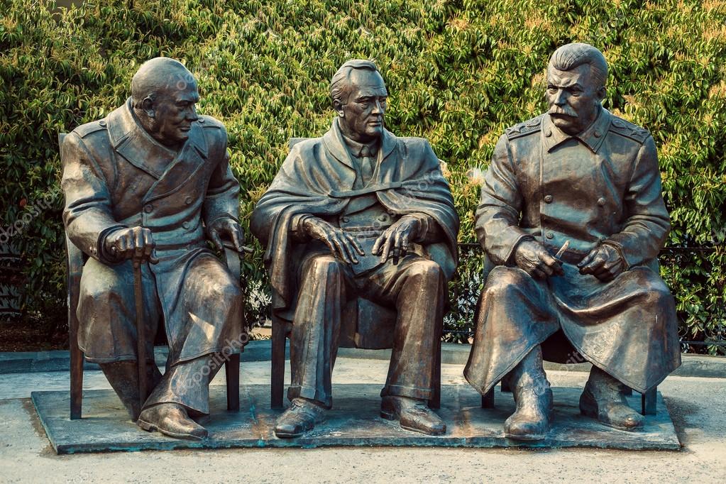 Monument to the Yalta Conference. — Stock Photo © kolazig #78930588