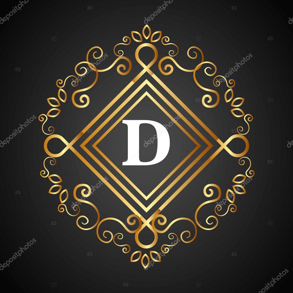 Monogram background design Stock Vector by ©yupiramos 101367902