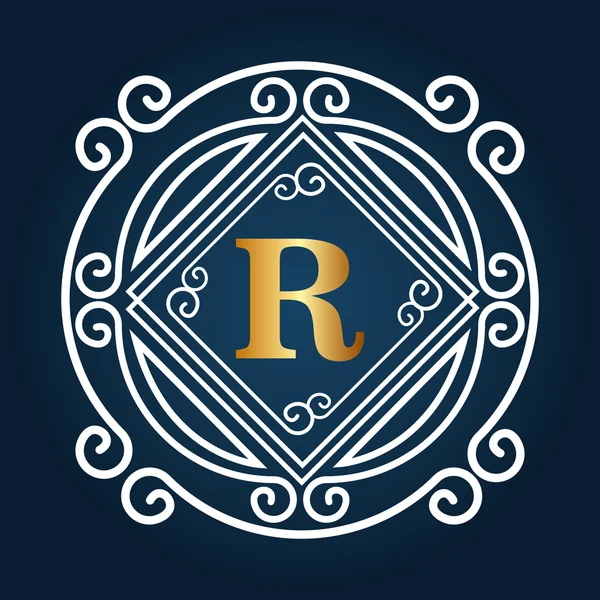 Monogram background design Stock Vector Image by ©yupiramos #101372230