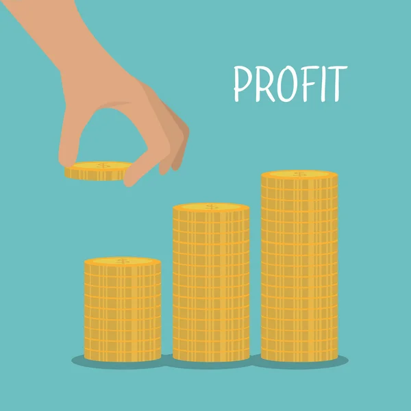 Profitable growth Vector Art Stock Images | Depositphotos