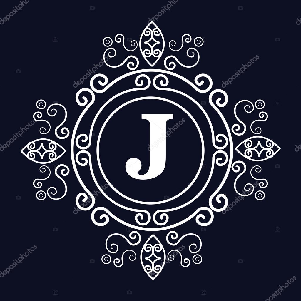 Monogram background design Stock Vector Image by ©yupiramos #101372230