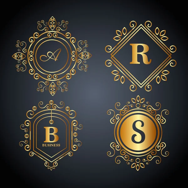 Monogram design elements, graceful template — Stock Vector © ideasign ...