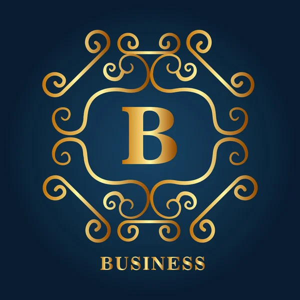 Monogram background design — Stock Vector © yupiramos #101368348