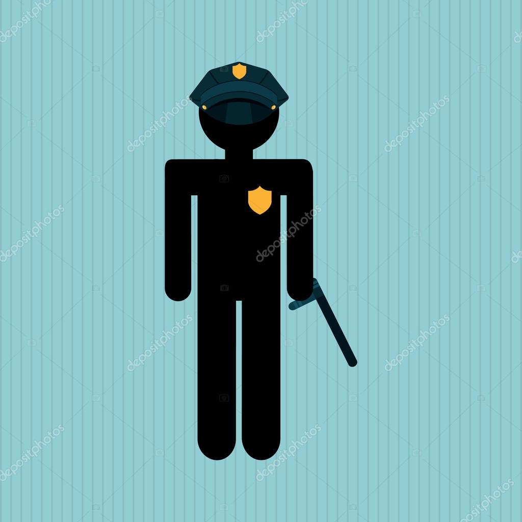 Police service design Stock Vector Image by ©yupiramos #103922480