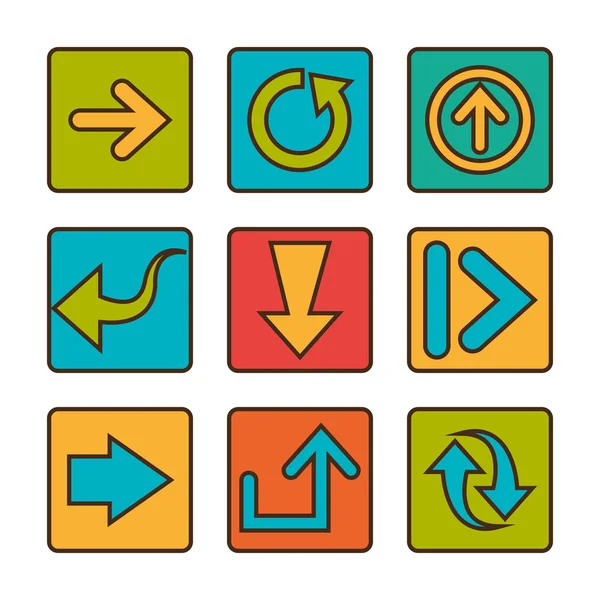 Guide arrows design Stock Vector Image by ©yupiramos #105067688