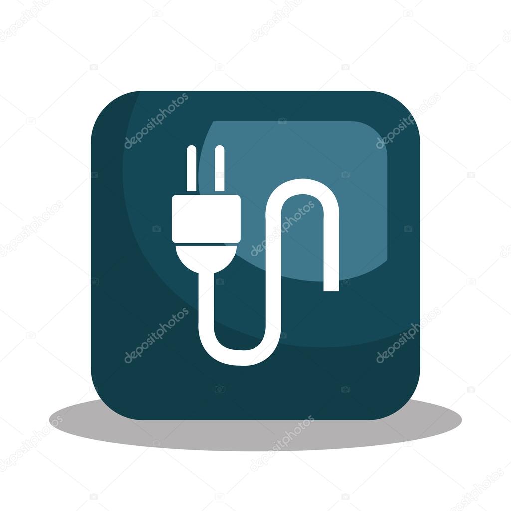 Electric plug design Stock Vector by ©yupiramos 105062686