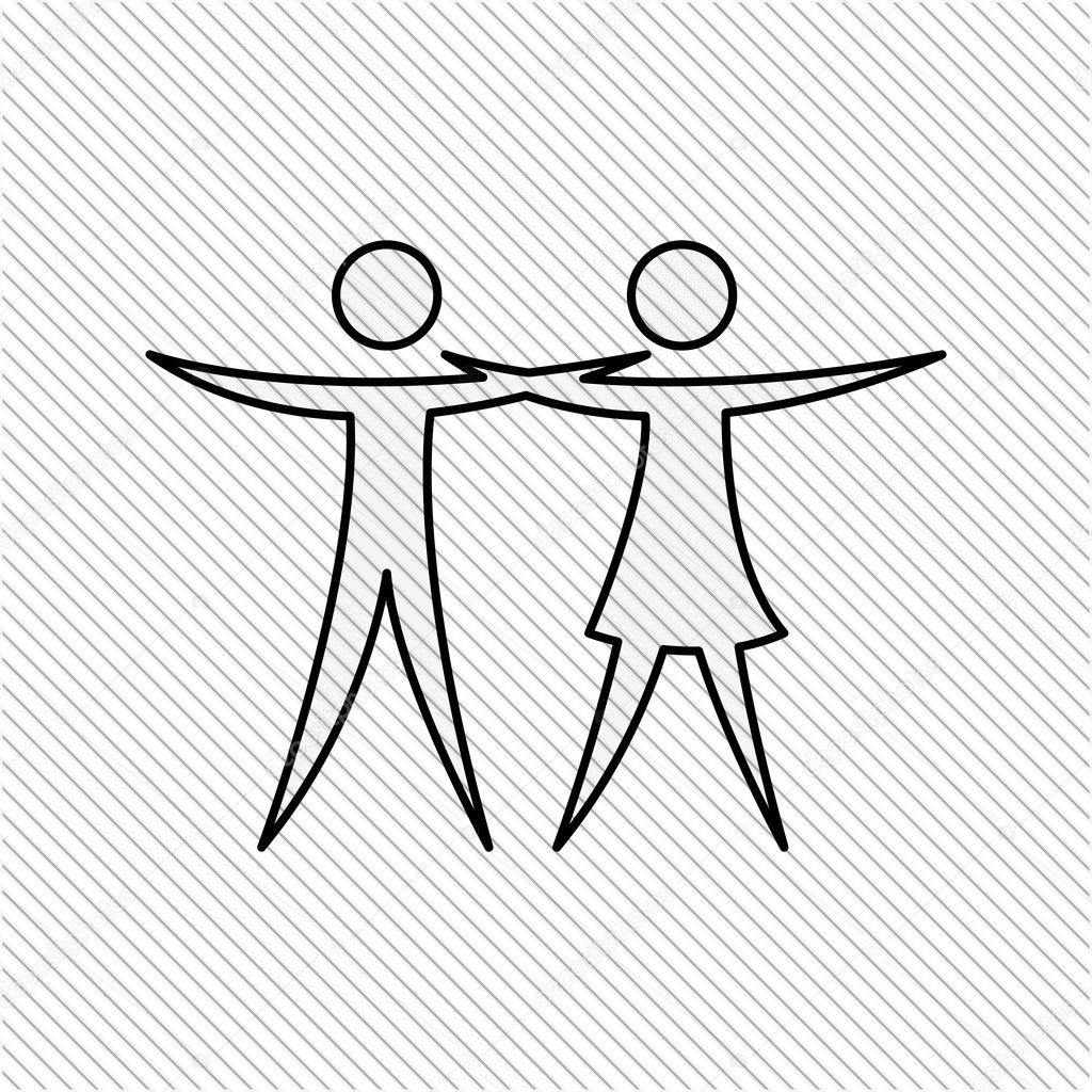 Human figure design Stock Vector by ©yupiramos 105497700