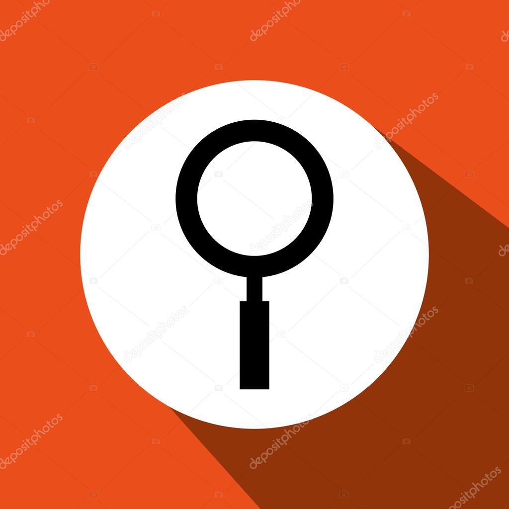 Magnifying glass design Stock Vector by ©yupiramos 105499120