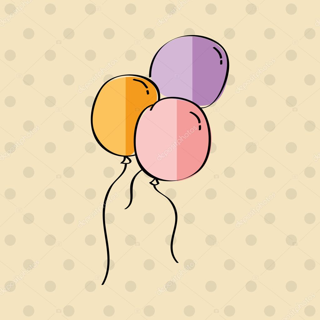 Globos diseño de aire Vector de stock por ©yupiramos 105651818