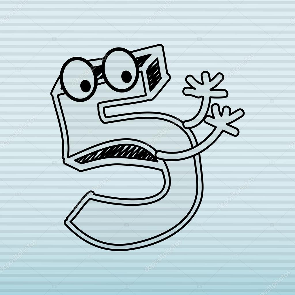 Numeric character design Stock Vector Image by ©yupiramos #105659608