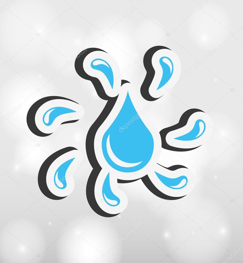 Water concept design Stock Vector by ©yupiramos 105848250