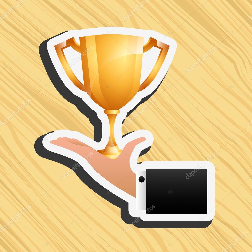 Gold award design Stock Vector Image by ©yupiramos #105952470