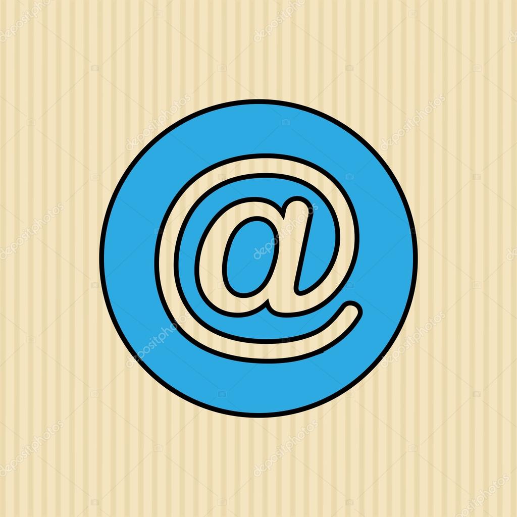 Arroba icon design Stock Vector Image by ©yupiramos #105985106