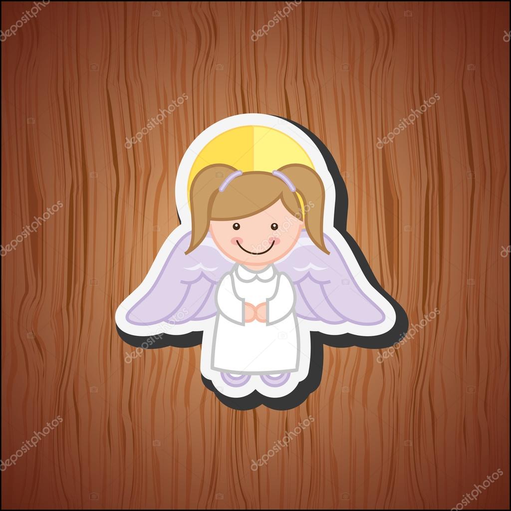 Cute angels design Stock Illustration by ©yupiramos #106134228