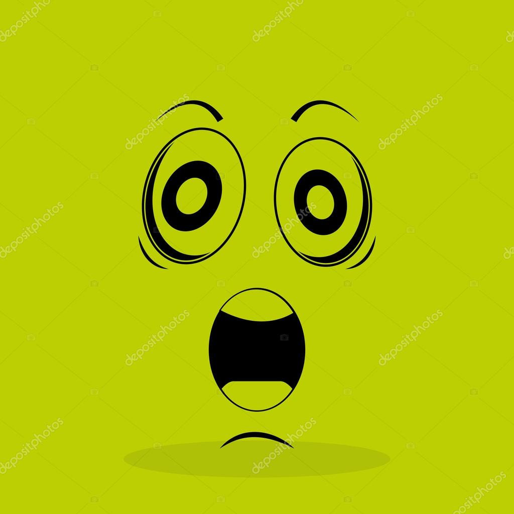 Rosto De Emoticon Nervoso