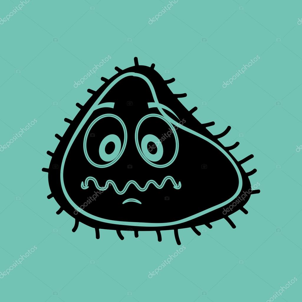 Virus character design Stock Vector by ©yupiramos 106718372