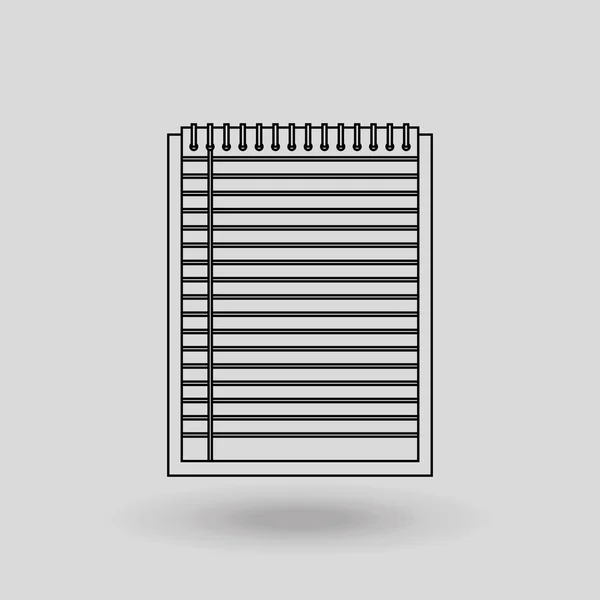 Notebook paper design Stock Vector Image by ©yupiramos #106889500