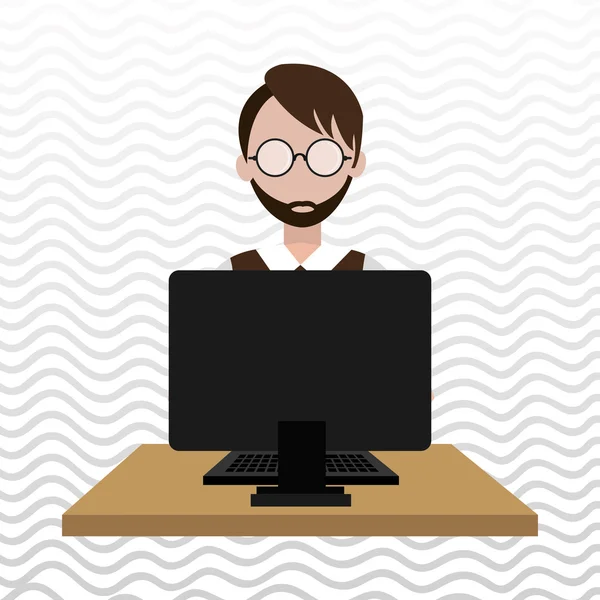 100,000 Computer user Vector Images | Depositphotos