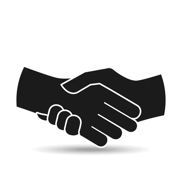 Hand shake design Stock Vector by ©yupiramos #105062486