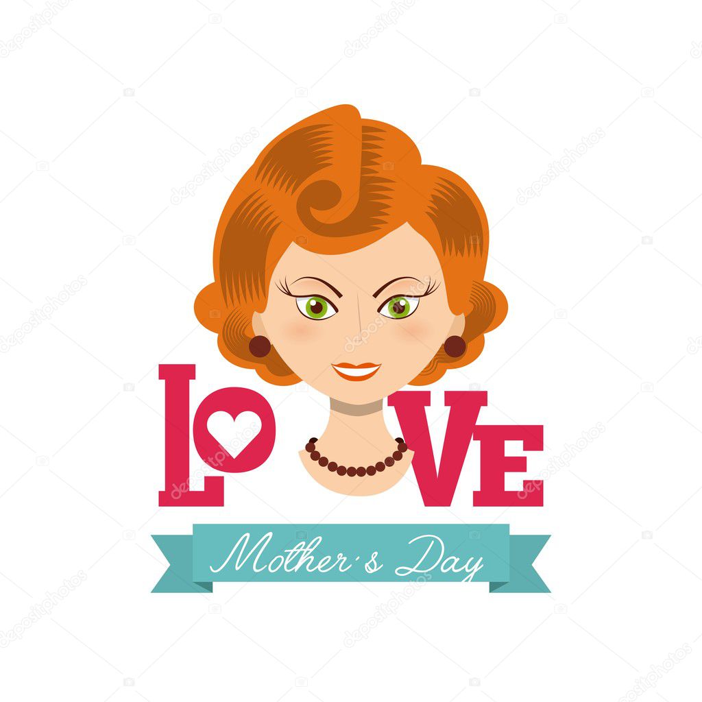 Happy Mothers Day Card Design Stock Vector By ©yupiramos 107277226