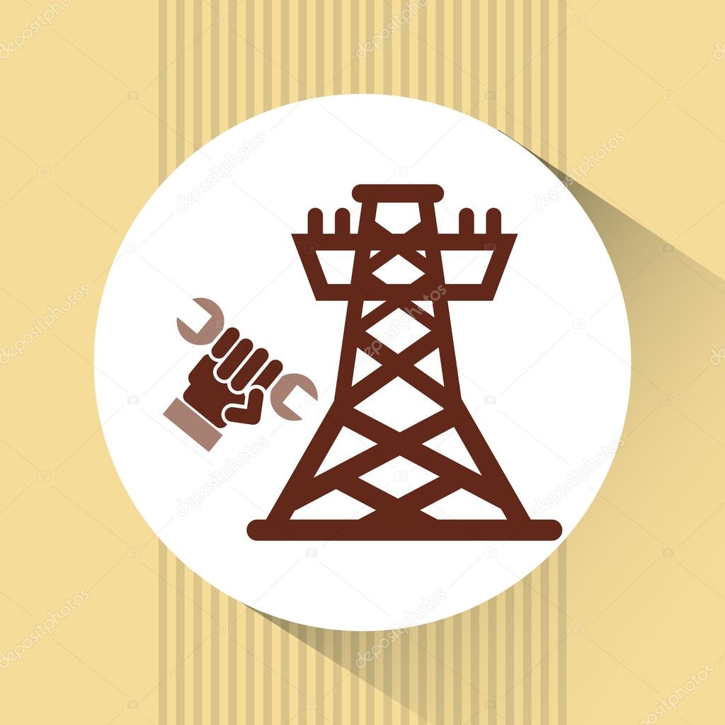 Industrial work design Stock Vector by ©yupiramos 108359368