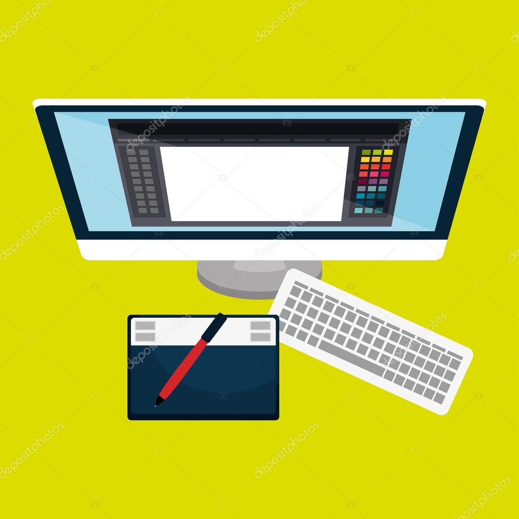 Graphic design concept Stock Vector by ©yupiramos 108583214