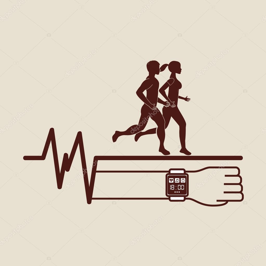 Wearable technology design Stock Vector by ©yupiramos 108592652