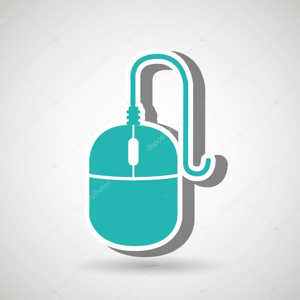 Mouse pointer design Stock Vector Image by ©yupiramos #108674740