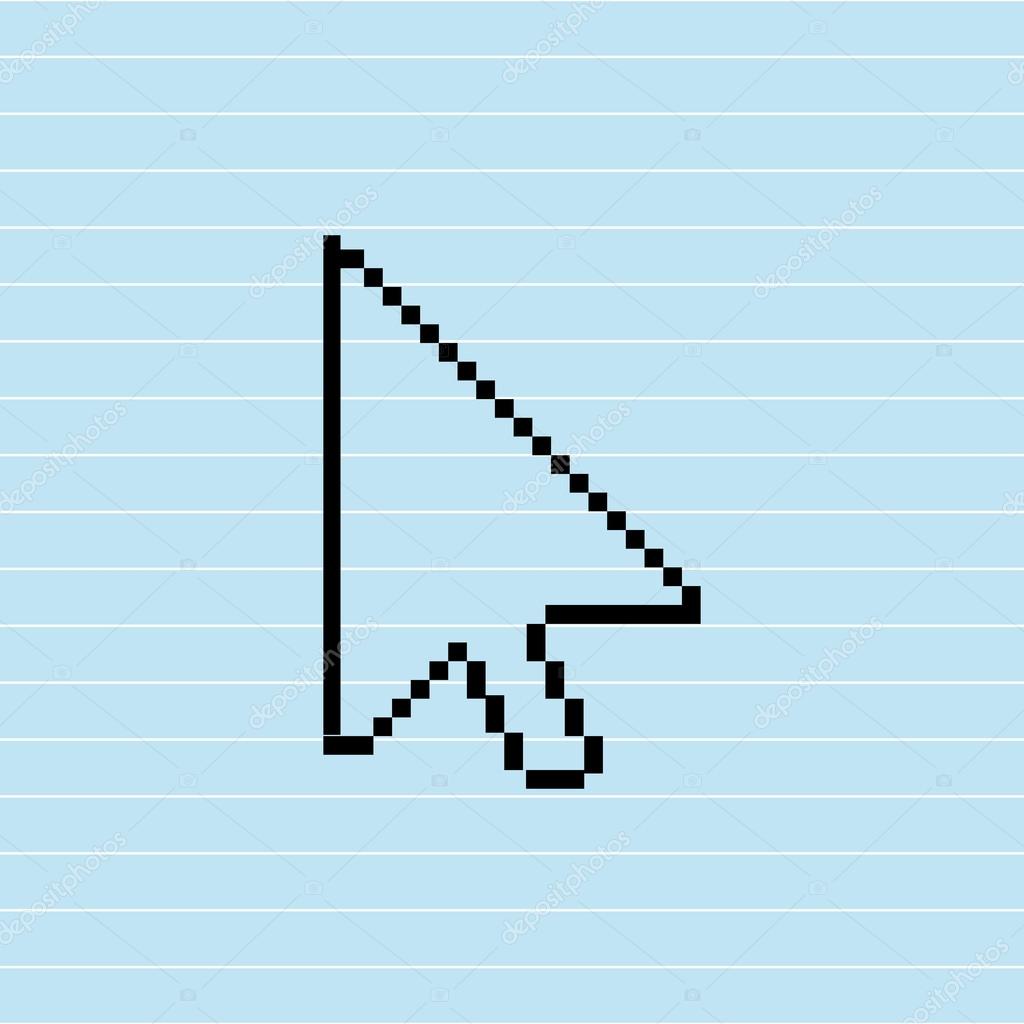 Diseño del puntero del ratón Vector de stock #108685802 de ©yupiramos