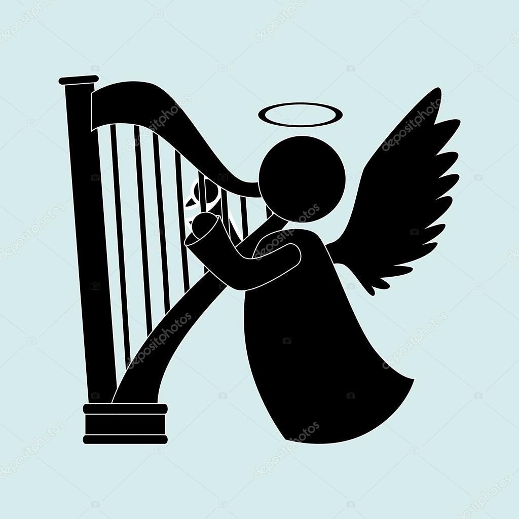 Beautiful angel design Stock Vector Image by ©yupiramos #109210226