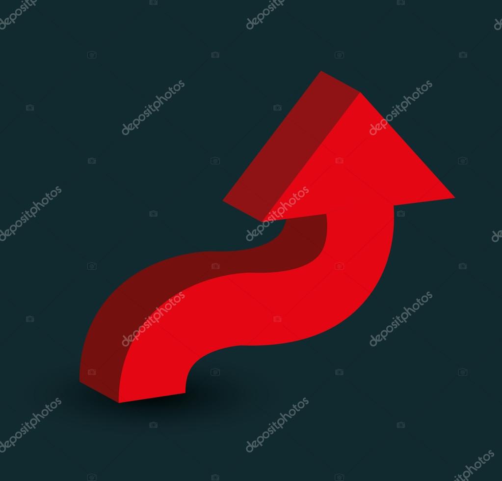 Arrow sign design Stock Vector by ©yupiramos 110437216