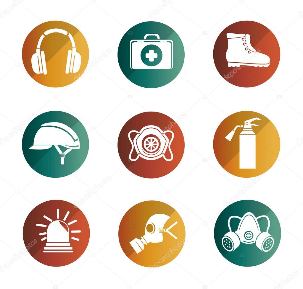 Safety equipment design Stock Vector Image by ©yupiramos #110914852