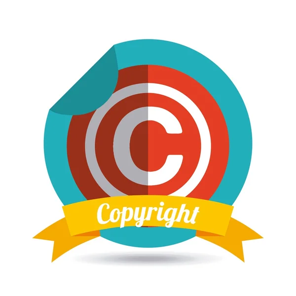 Copyright symbol design Stock Vector by ©yupiramos 109154028