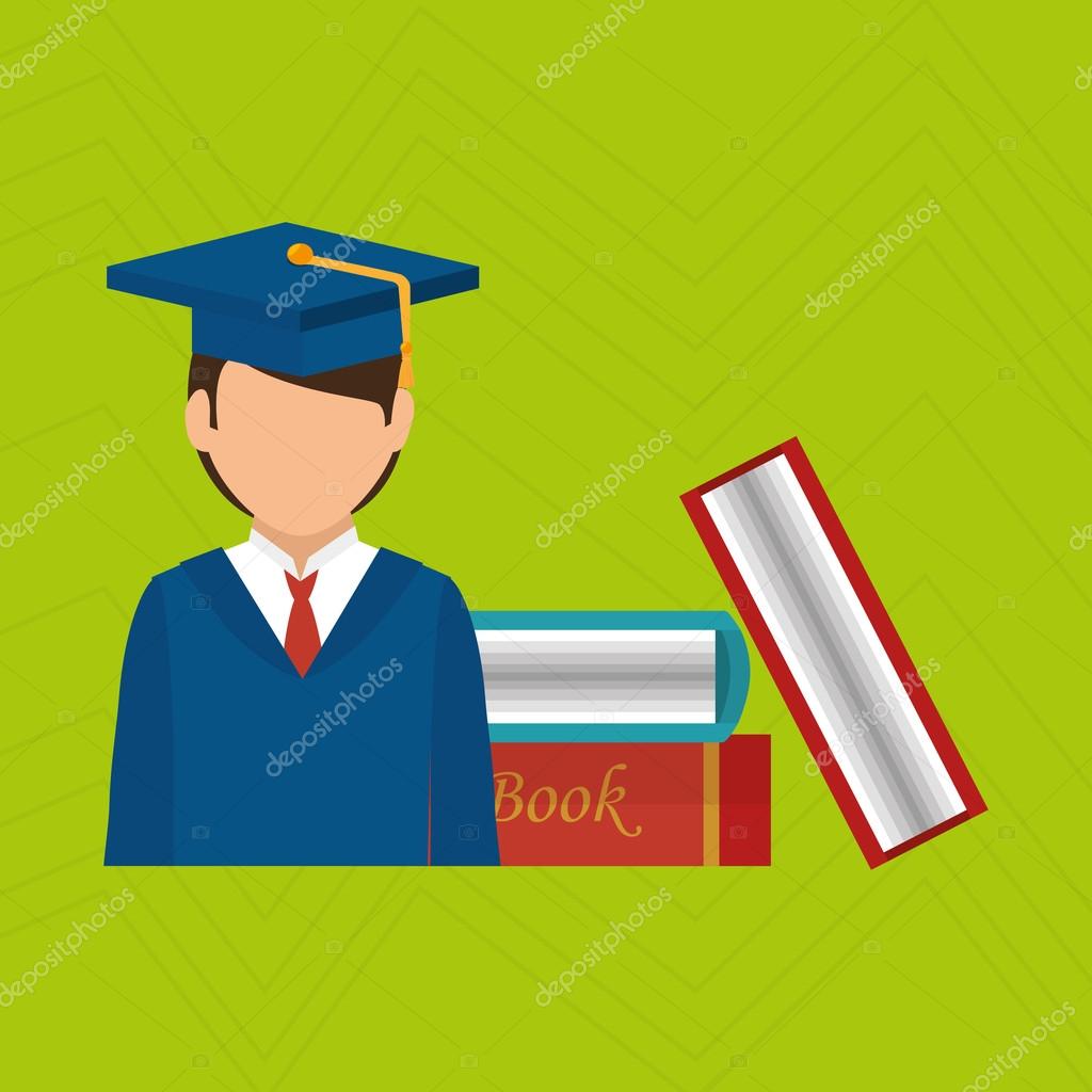Student avatar design Stock Illustration by ©yupiramos #111483180