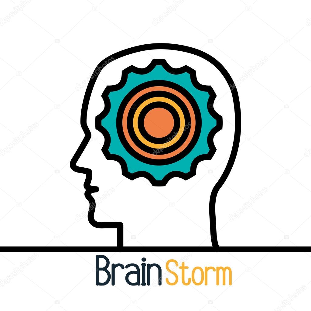 Brain storming design Stock Vector Image by ©yupiramos #112033746
