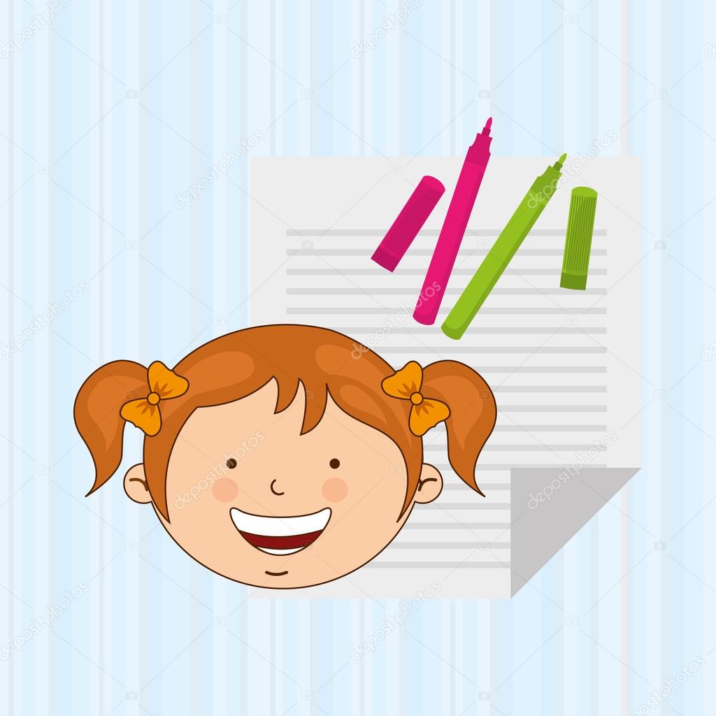 Small students design Stock Vector by ©yupiramos 112811594