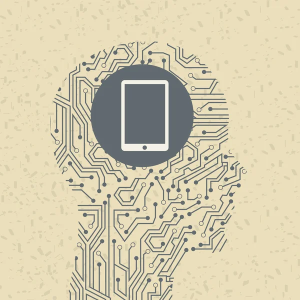 Electrical circuit profile design Stock Vector Image by ©yupiramos ...