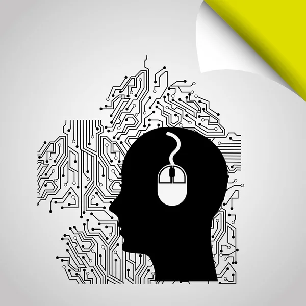 Electrical circuit profile design Stock Vector Image by ©yupiramos ...