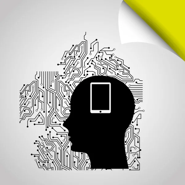 Electrical circuit profile design Stock Vector Image by ©yupiramos ...